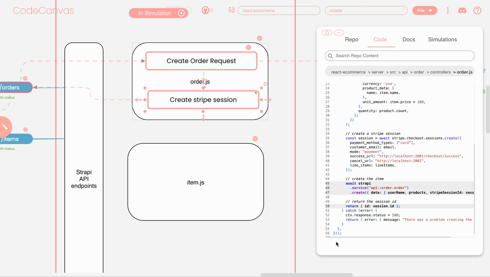 CodeCanvas - Code Visualization Tool