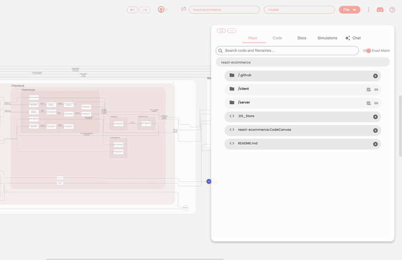 CodeCanvas - Code Visualization Tool